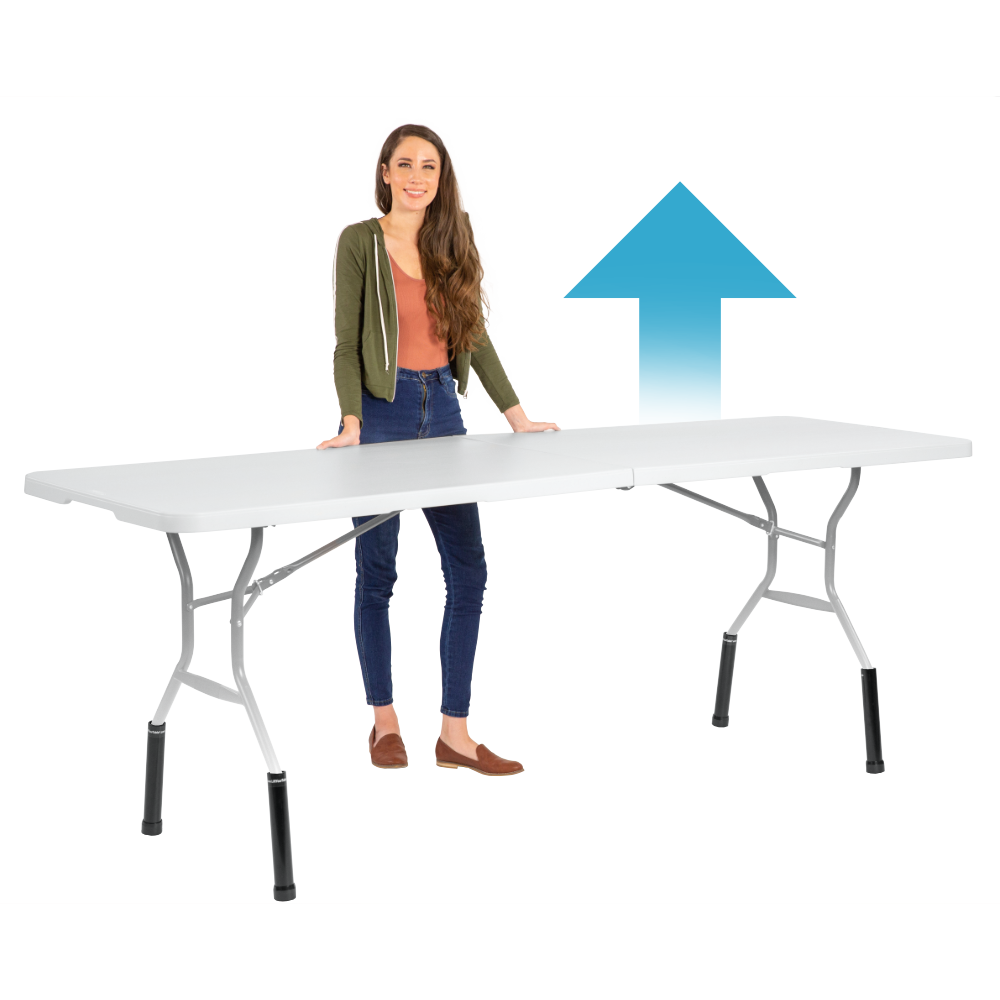 The Original Folding Table Riser – Lift Your Table® folding table ...