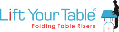 The Original Folding Table Riser – Lift Your Table® folding table risers